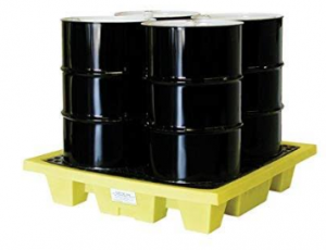 ENPAC 4 DRUM POLY-SLIM-LINE 6000 SPILL PALLET (DRAIN) 5400-YE-D – Gulf ...