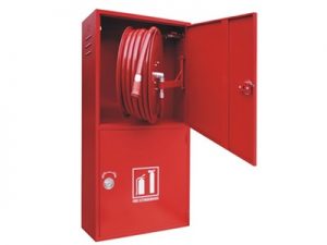 FIRE HOSE & EXTINGUISHER CABINET DOUBLE DOOR – RECESSED TYPE – RED MILD ...